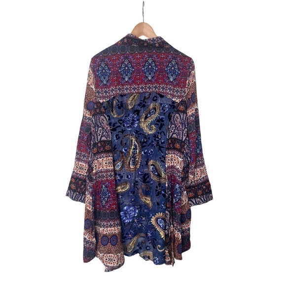 Aratta | Tops | Aratta Silent Journey Boho Tunicdress Velvet Burnout ...